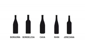 ¿Cuáles son los diferentes tipos de botellas de vino?